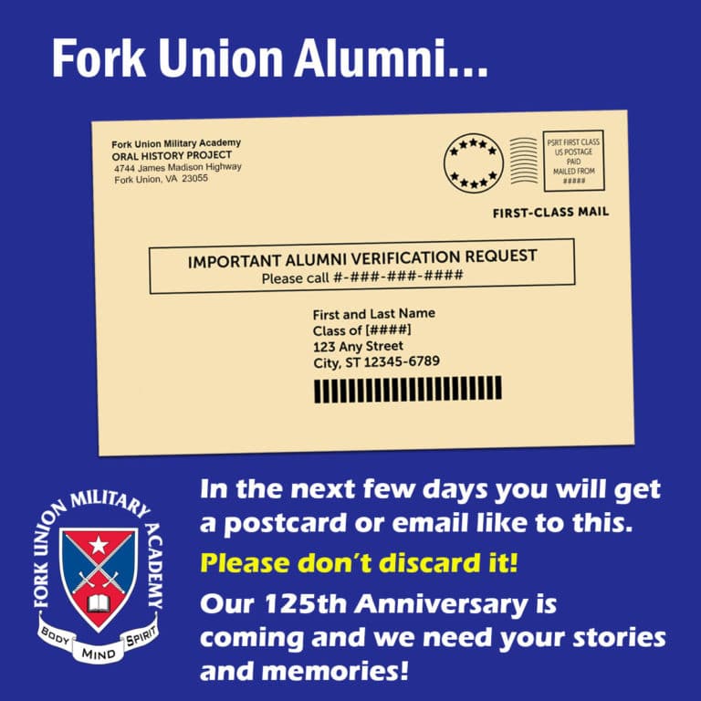 Fork Union to Produce Special Oral History Publication for 125th ...