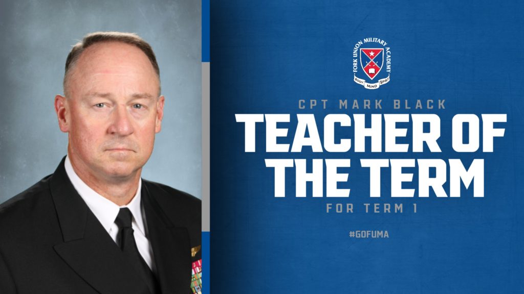CAPT Mark Black Recognized as Teacher of the Term for Term 1 - Fork ...