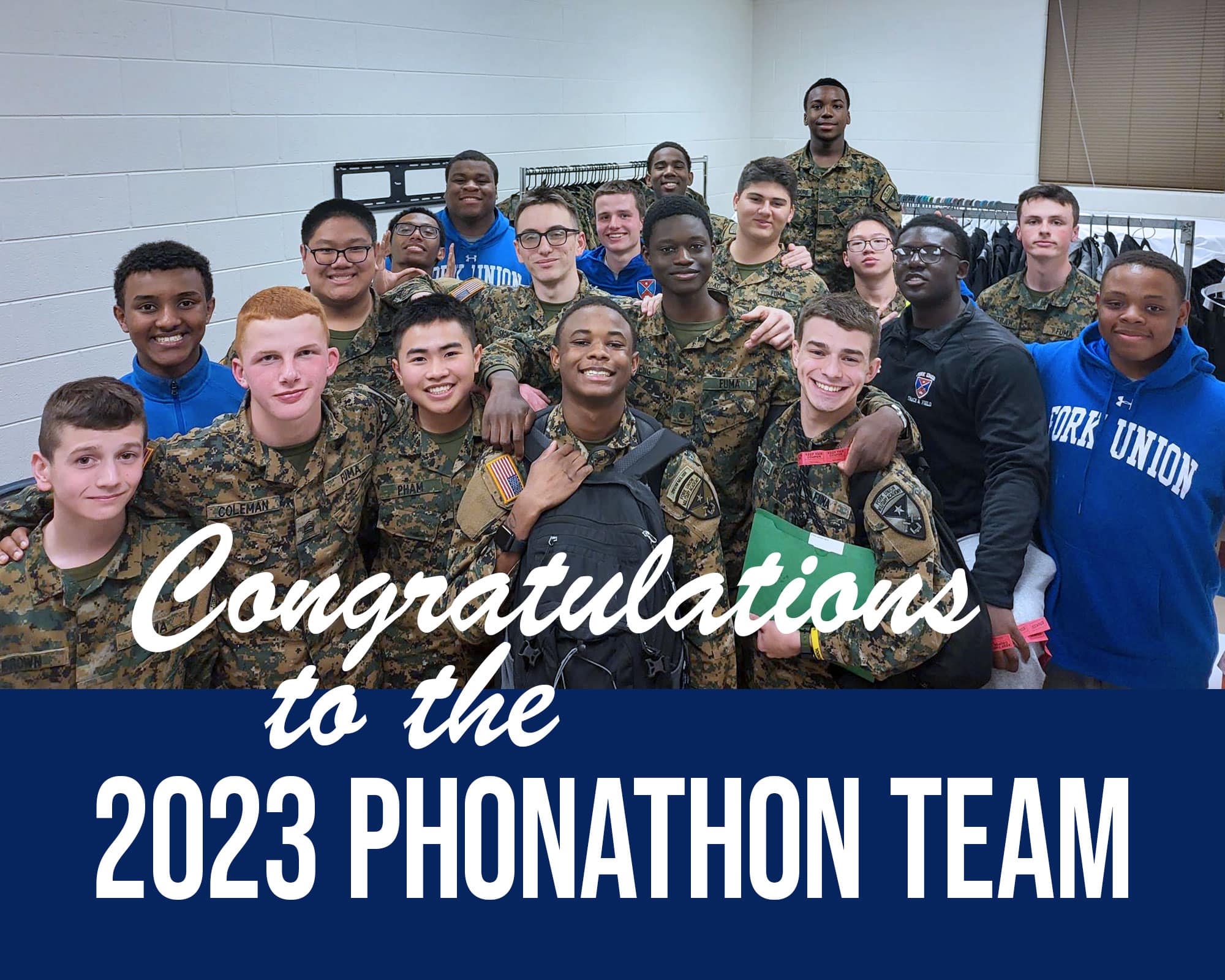 Phonathon Team Raises Second Highest Total in History - Fork Union ...