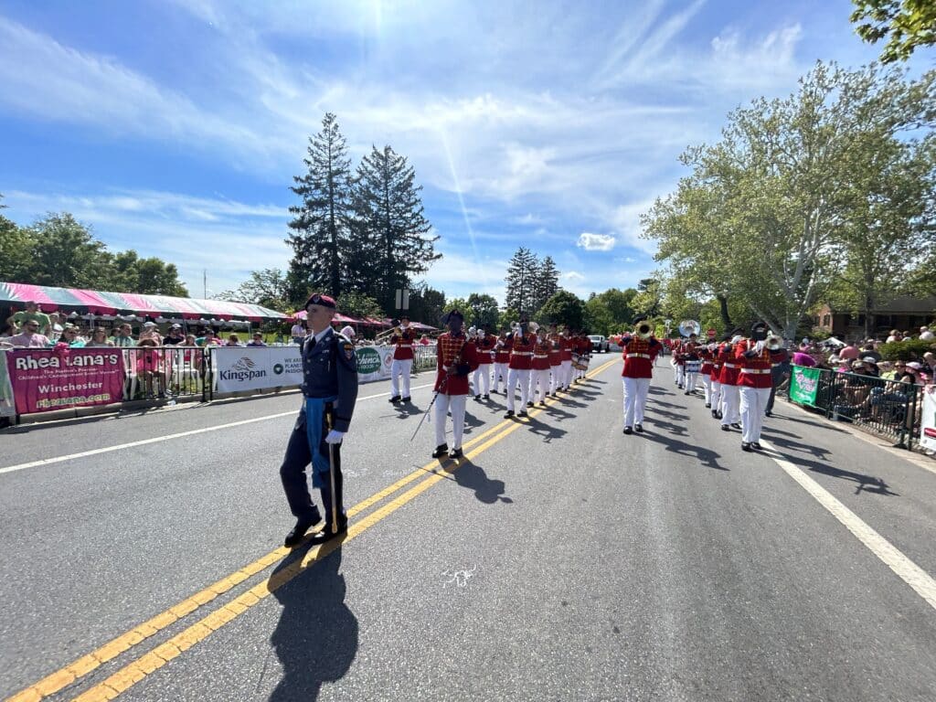 Fork Union's Retan Rifles and Band Shine at the Apple Blossom Festival ...