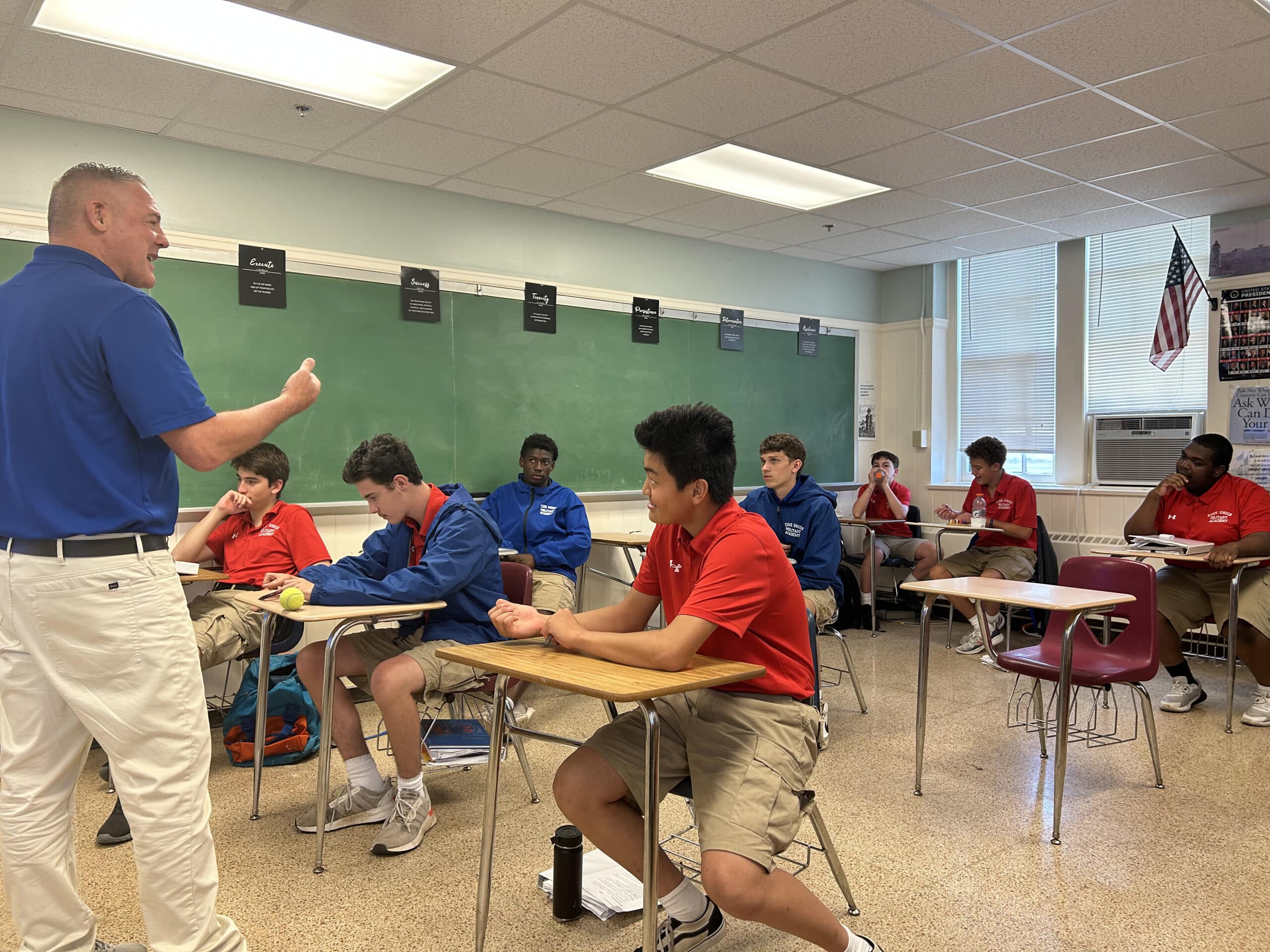 Summer School's Leadership Class Receives Special Lesson from Colonel ...
