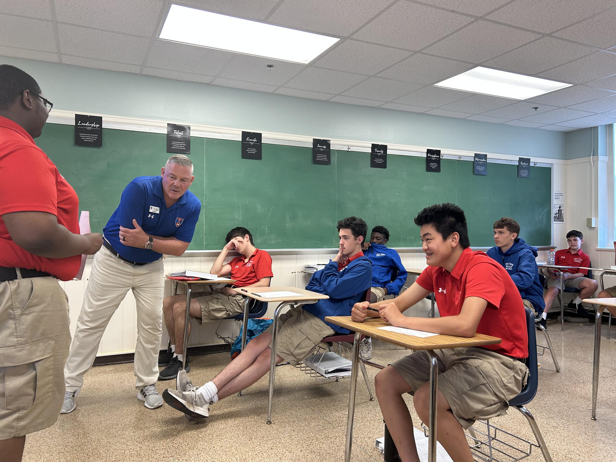 Summer School's Leadership Class Receives Special Lesson from Colonel ...