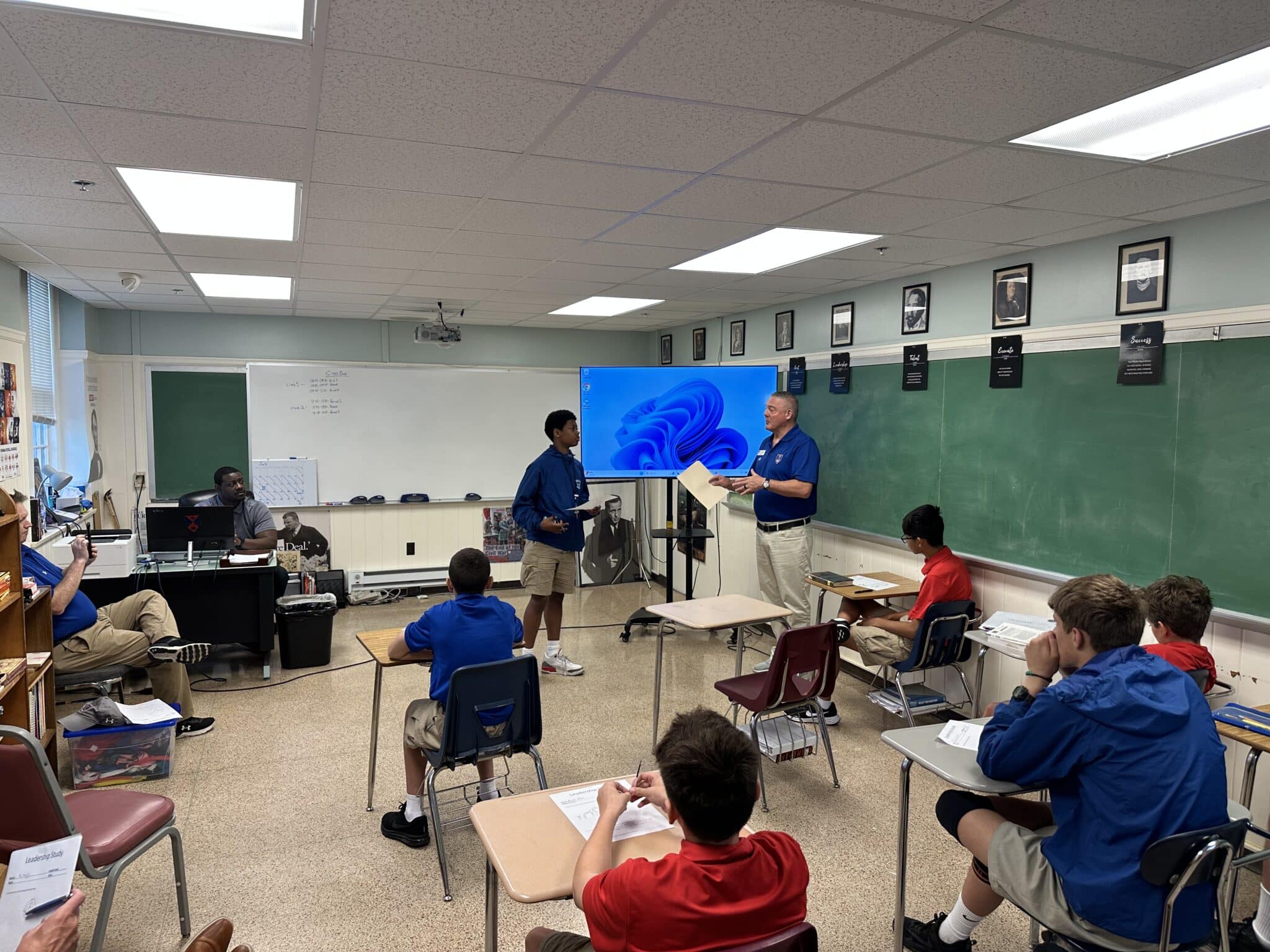 Summer School's Leadership Class Receives Special Lesson from Colonel ...