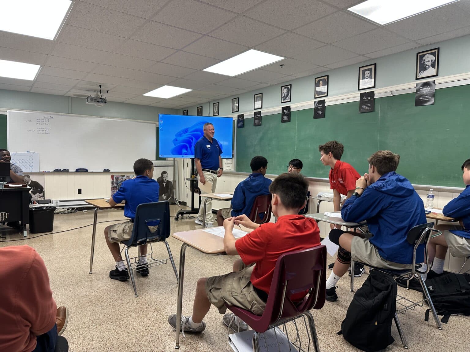 Summer School's Leadership Class Receives Special Lesson from Colonel ...