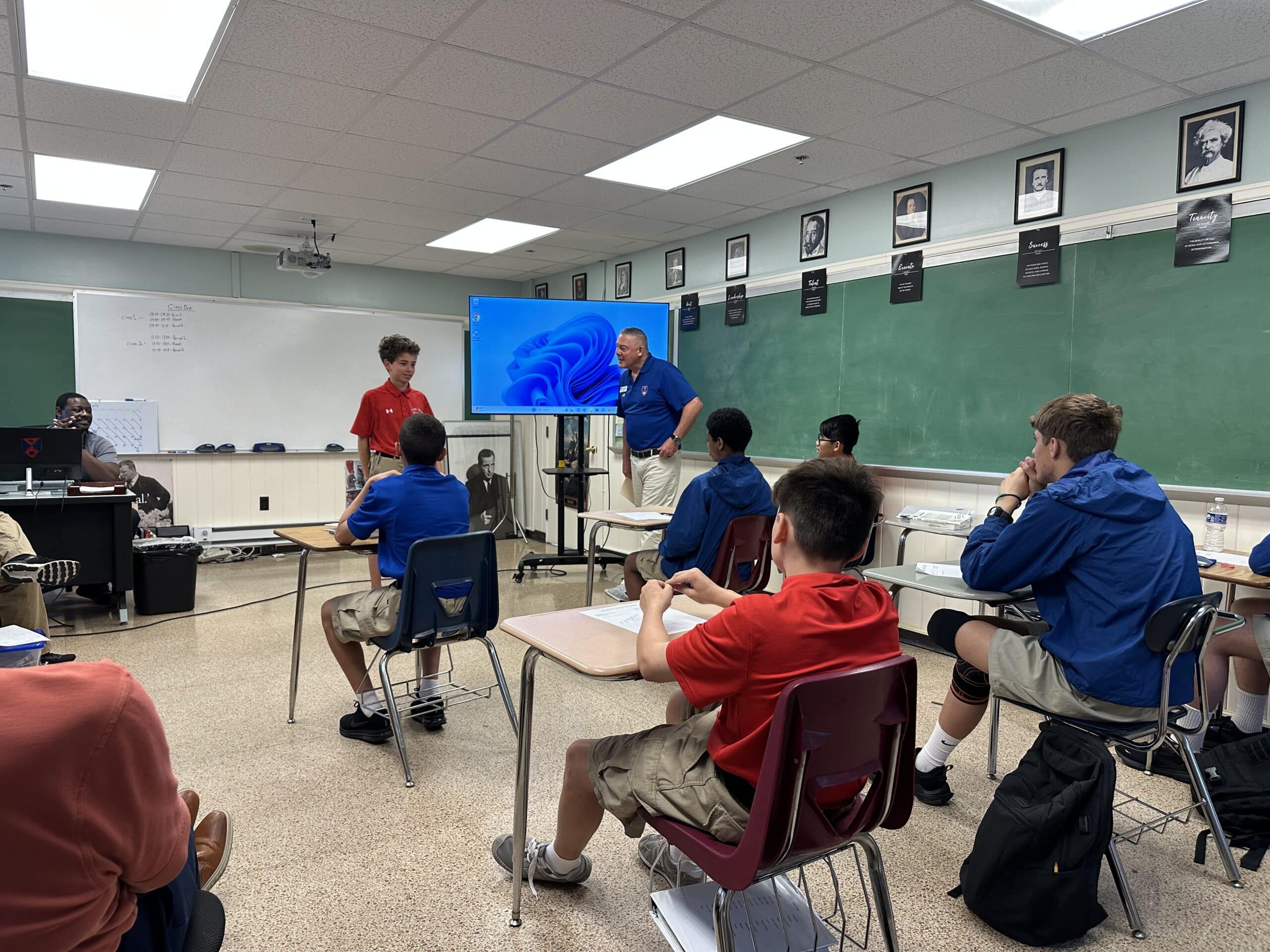 Summer School's Leadership Class Receives Special Lesson from Colonel ...